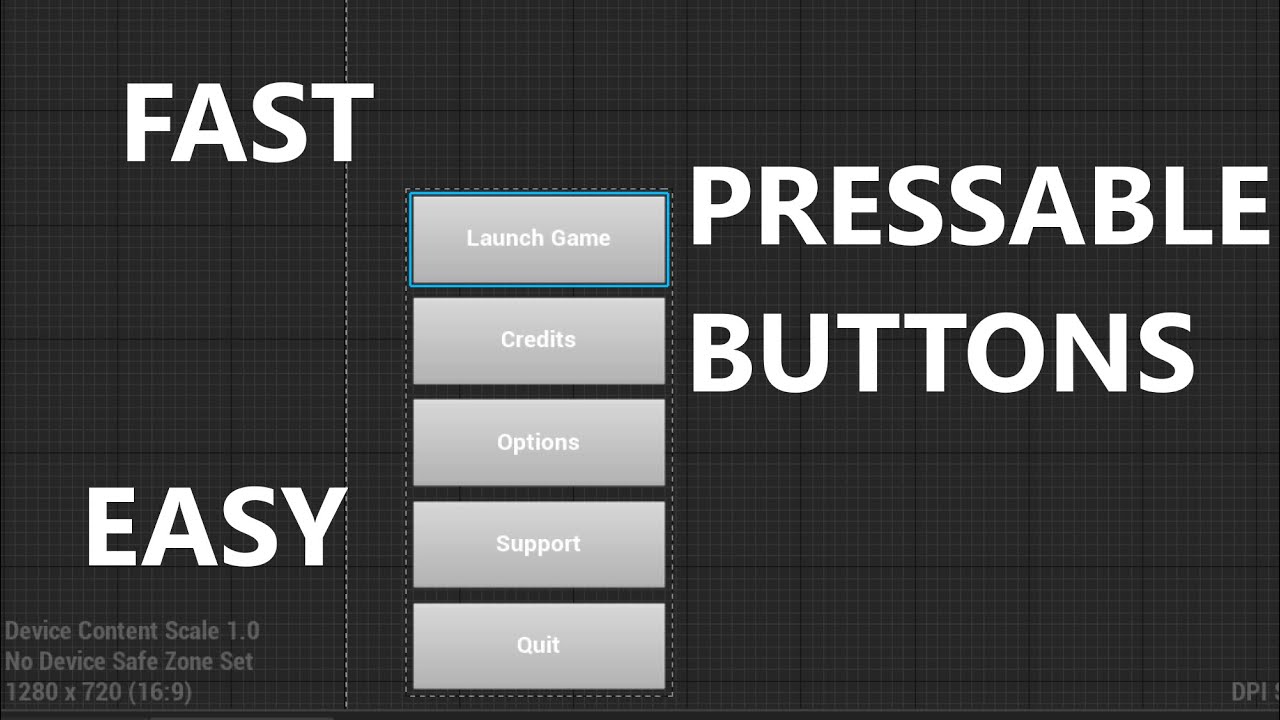 how to add pressable buttons - Unreal Engine 2.27 Tutorial - YouTube