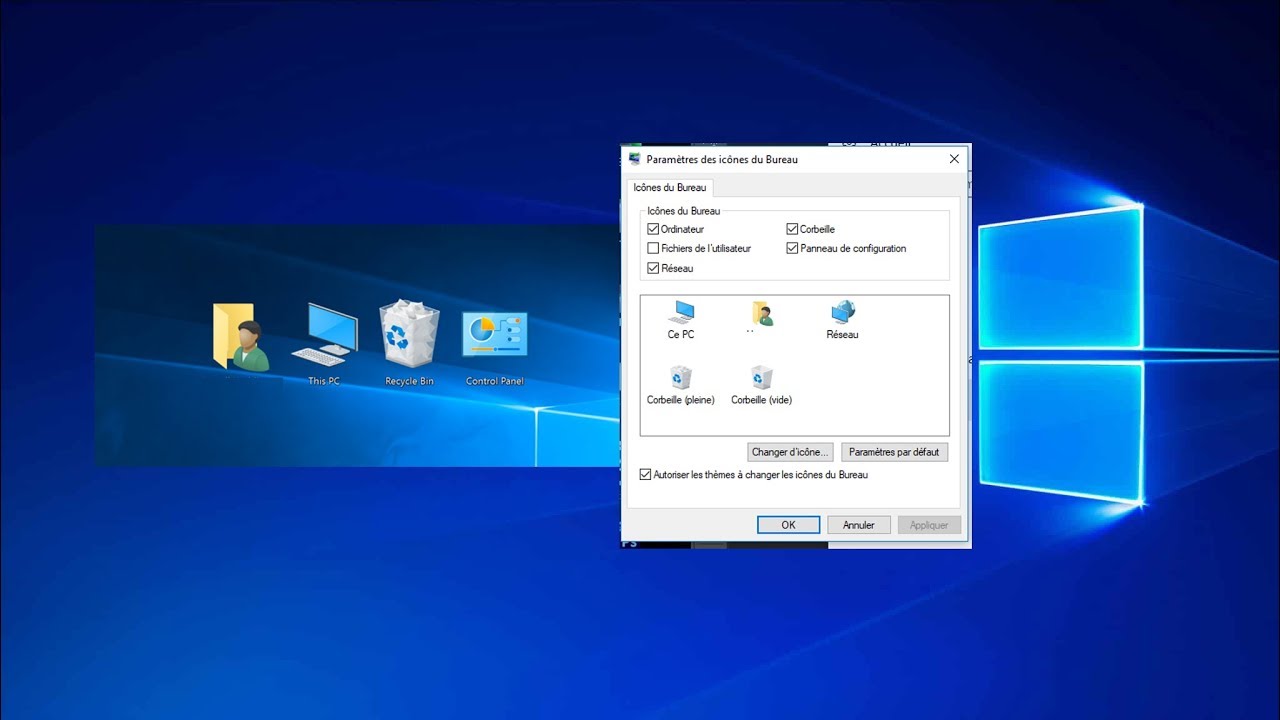 How to Add Desktop Icons on Windows 10 إضافة الأيقونات إلى سطح مكتب ...