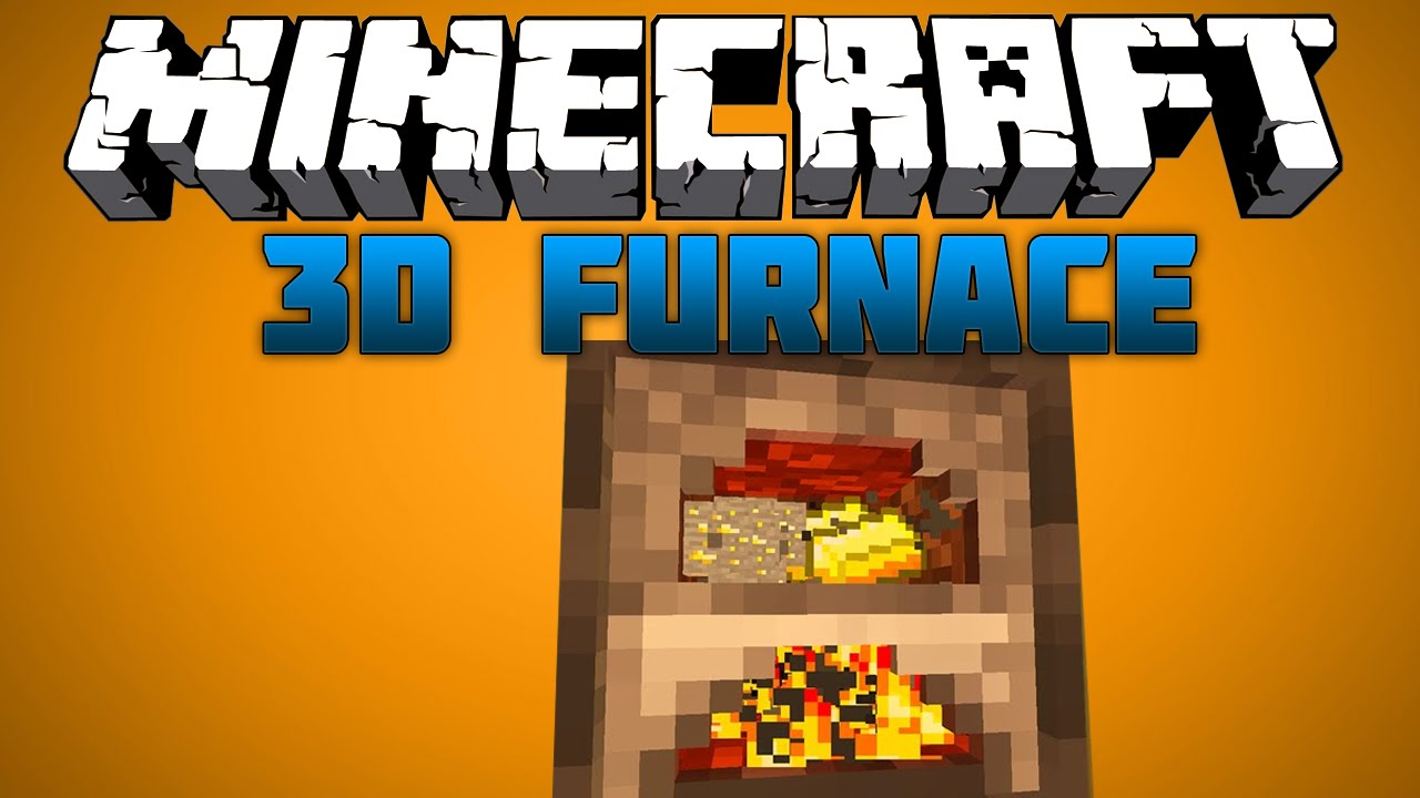 [MINECRAFT MOD SHOWCASE] - 3D Furnace Mod - YouTube