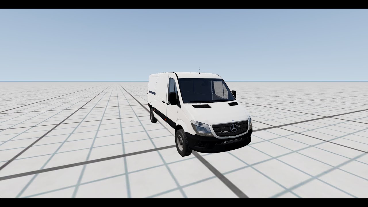 BeamNG Drive Mercedes Benz Sprinter 2017 (beta) - YouTube
