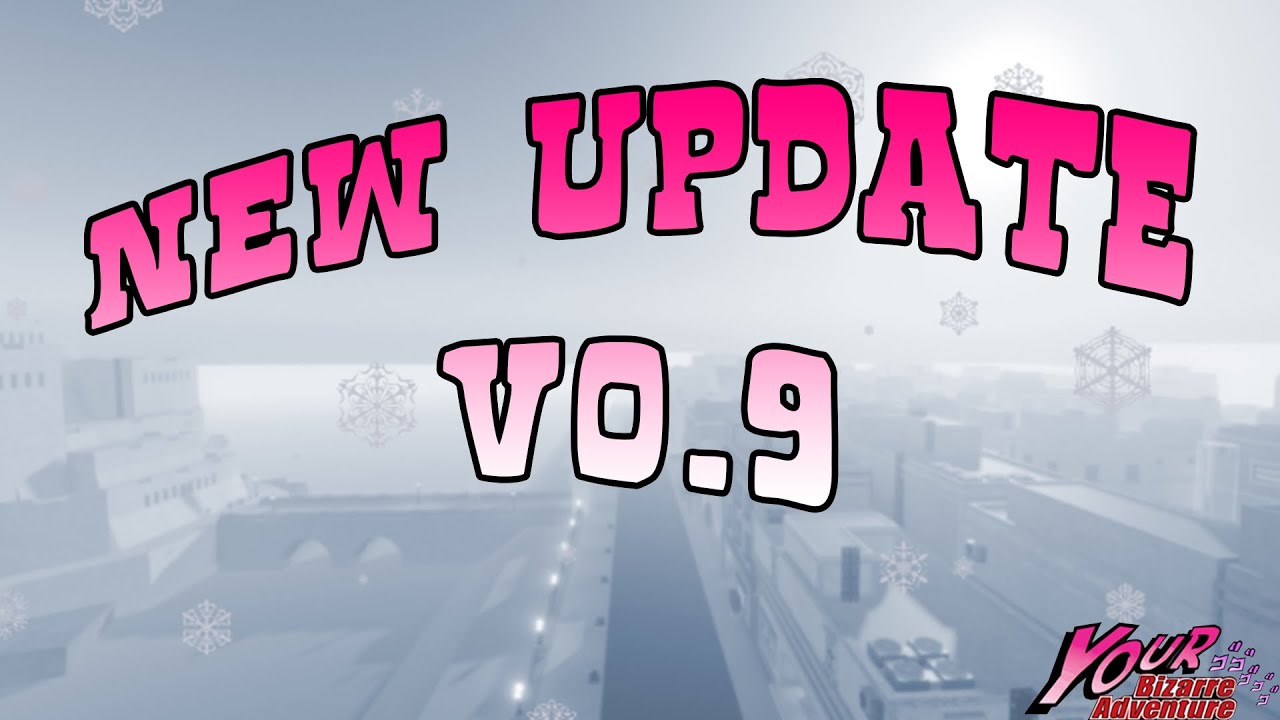 [ YBA ] New Update 0.9 - YouTube