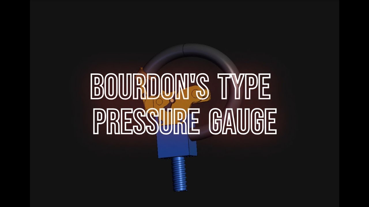 Bourdon's Type Pressure Gauge Group 3 - YouTube