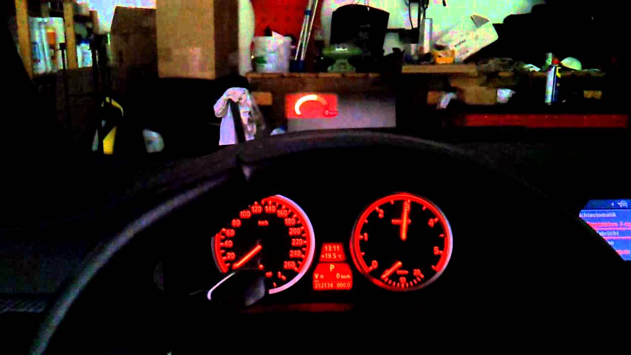 Bmw e60 M HUD beim 535D - YouTube