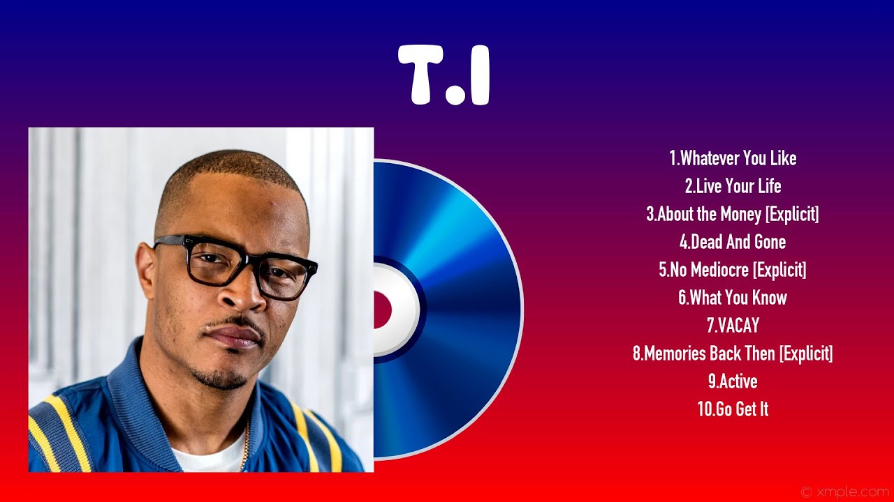 T.I Greatest Hits Full Album 2024 🍂 T.I Best Songs Playlist 2024 - YouTube