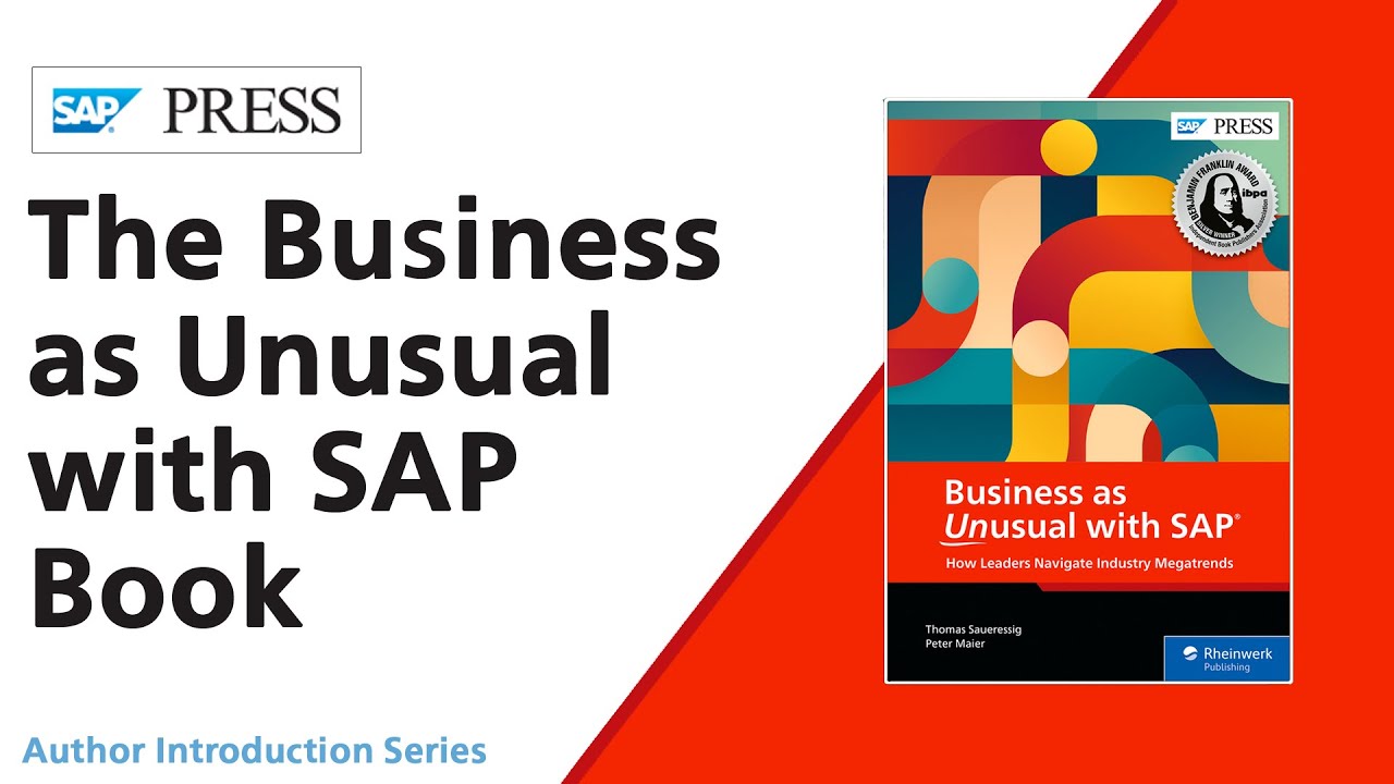 Who Is the Business as Unusual with SAP Book for? - YouTube