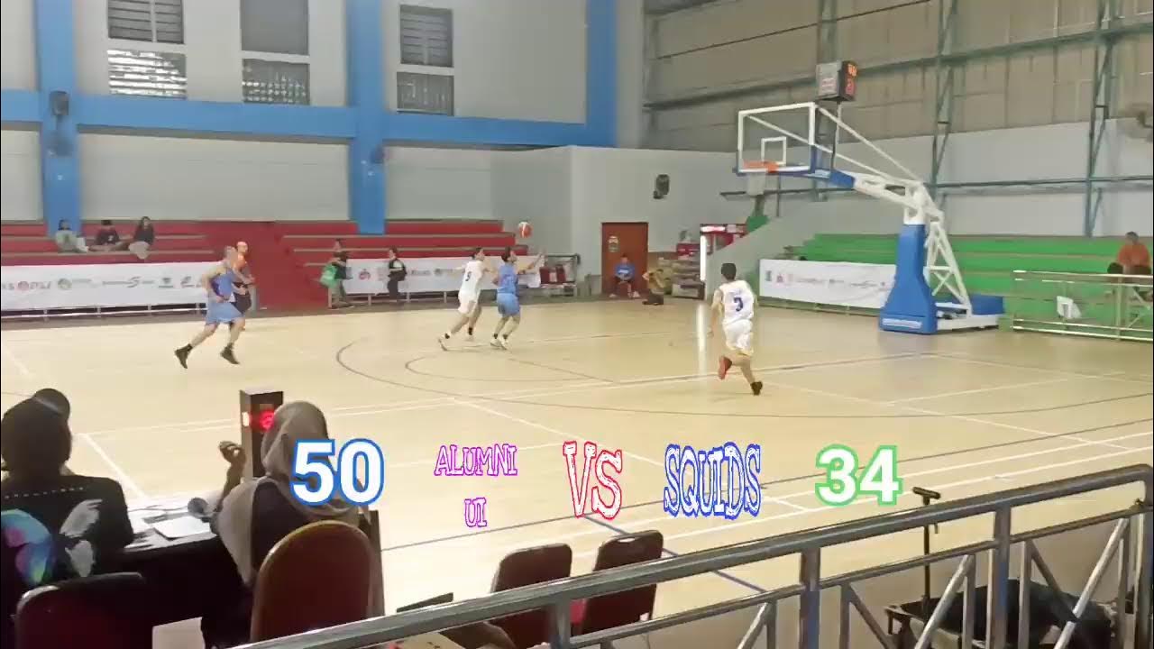TURNAMEN BOLABASKET PIALA WALIKOTA JAKARTA TIMUR, ILUNI UI VS SQUIDS (KU40++) - YouTube