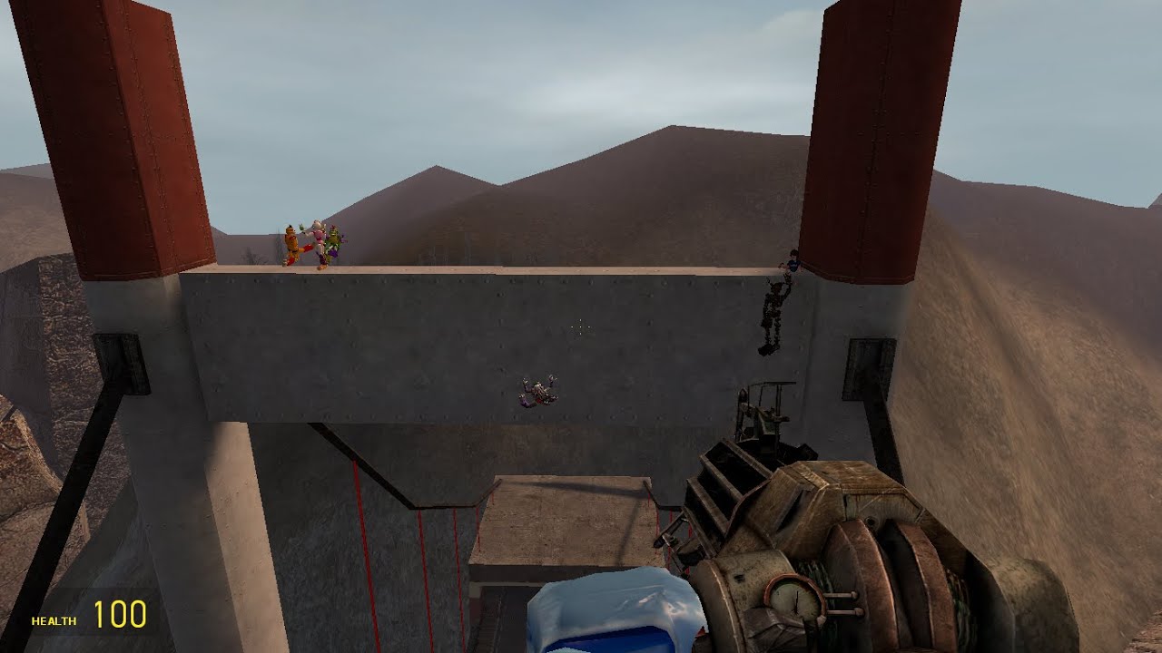 fnaf sb on a bridge gmod - YouTube