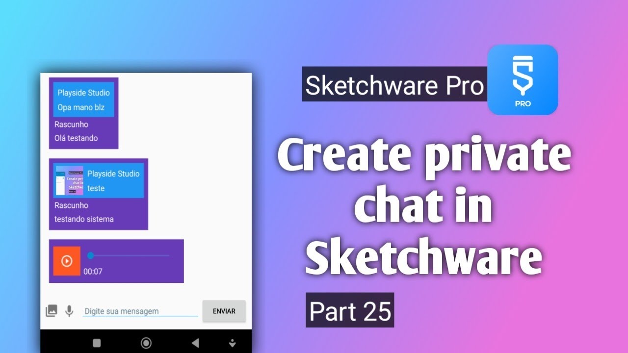 Sketchware Chat Privado Usando Firebase Parte 25 Youtube