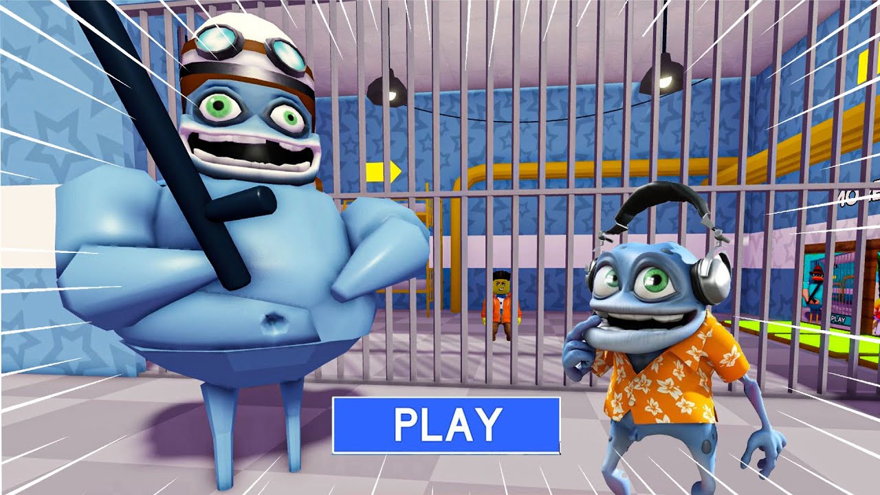 CRAZY FROG BARRY'S PRISON RUN Obby New Update Roblox - All Bosses ...