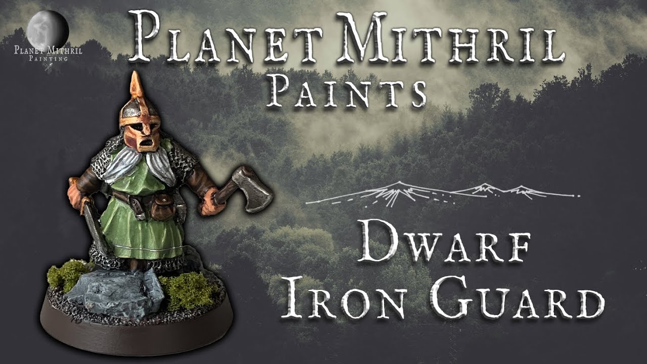 Dwarf Iron Guard - Lord of the Rings MESBG Painting Tutorial - YouTube