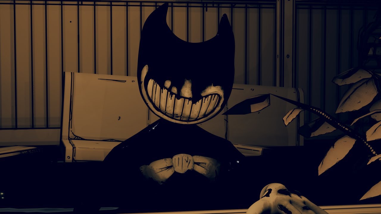 BATDR/BATIM Ink Demon Bendy Coming Out of a Puddle Test Animation ...