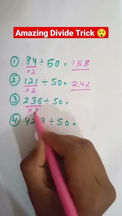 Divide Trick - YouTube