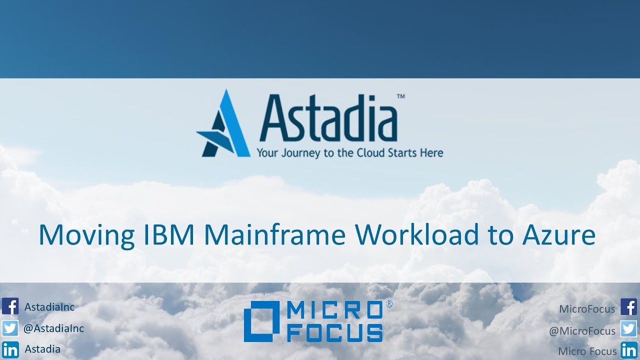 Moving IBM Mainframe Workload to Azure - YouTube