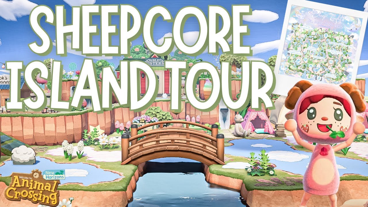 Touring an ALL SHEEP island! SleepTight! Zzz | ACNH | Animal Crossing ...