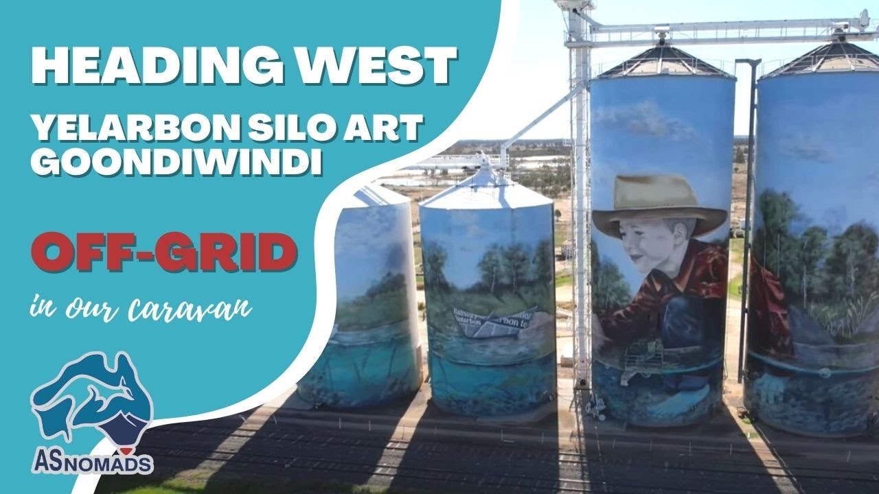 SILO ART in OUTBACK QLD | EP 46 Bribie Island Toogoolawah Yelarbon Silo ...