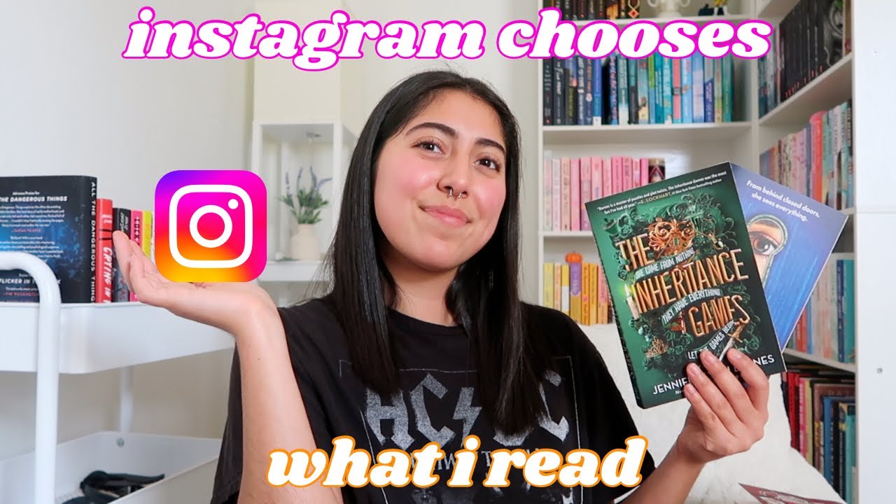 instagram chooses what I read! | spoiler free reading vlog - YouTube