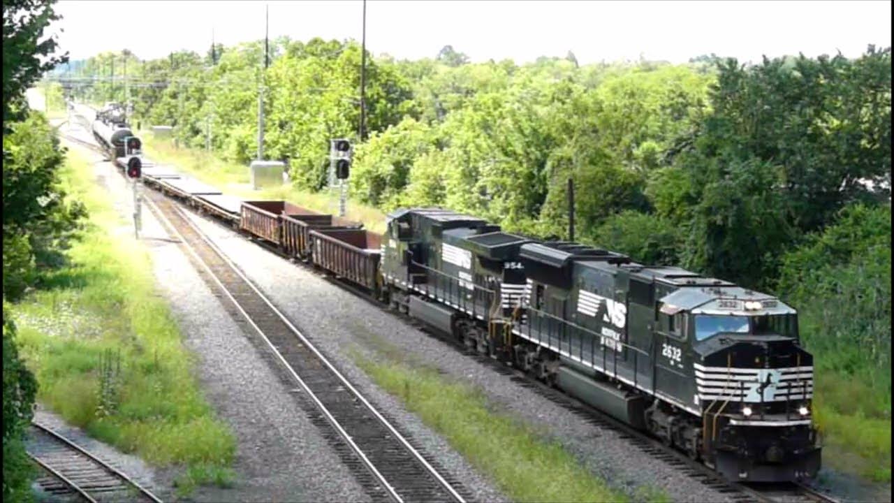 20150813 August 13 2015 NS 14G with SEPTA BL15 50 C King NS Morrisville Line H84 Dale Secondary ...