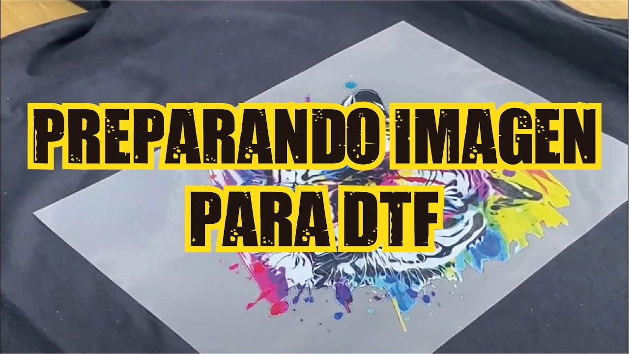 Preparando imagen para DTF (primera parte) - YouTube