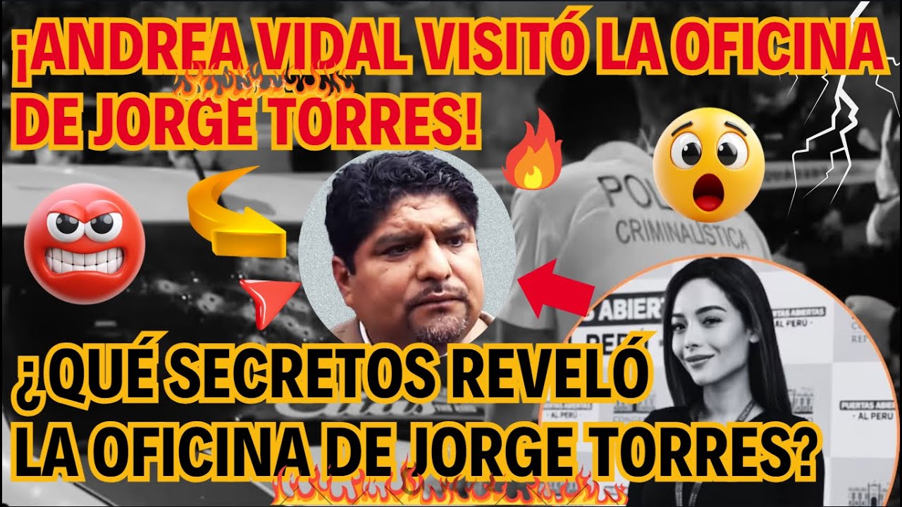 El misterioso asesinato de Andrea Vidal: ¿Qué secretos reveló en la oficina de Jorge Torres ...