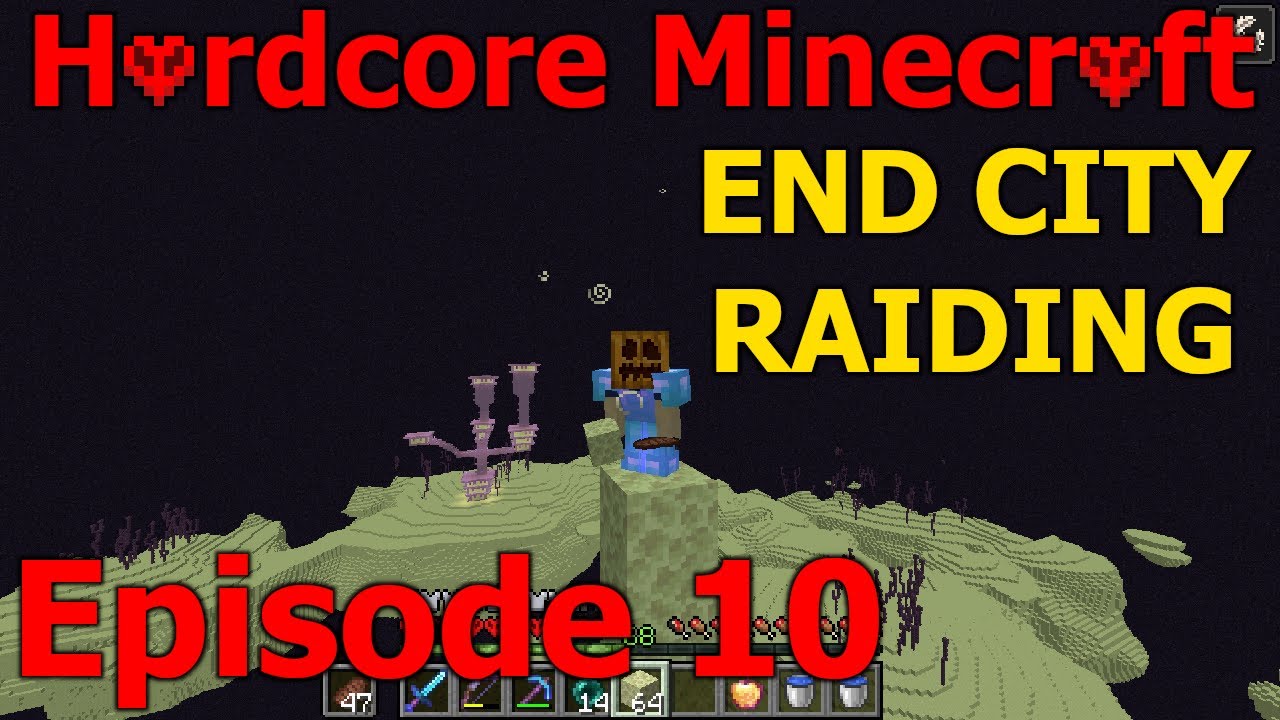 Hardcore Minecraft Let's Play - End City Raiding! - Episode 10 - YouTube