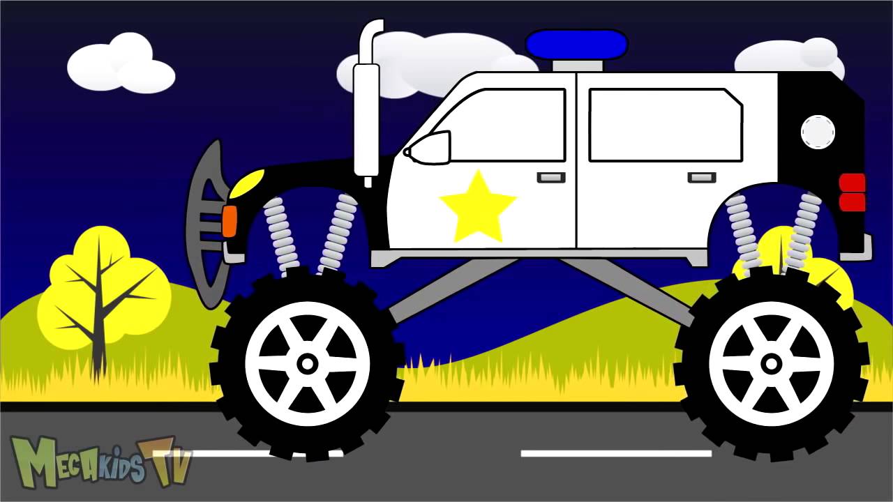 Trucks Compilation Monster Trucks For Children Mega Kids Tv 2 - YouTube