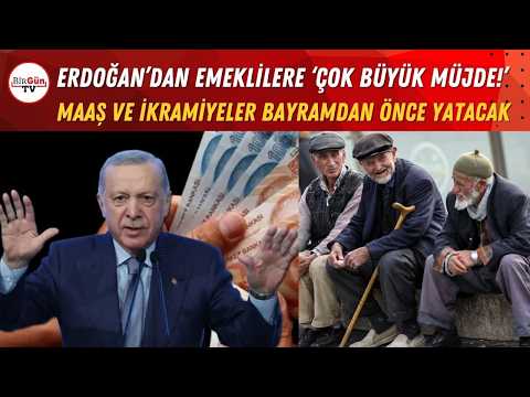 Erdoğan’dan emeklilere ‘çok büyük müjde!’: Maaş ve ikramiyeler bayramdan önce yatacak…