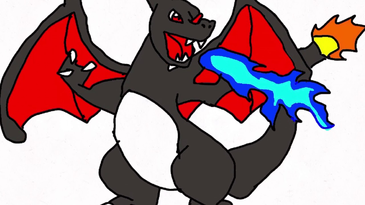 Charizard used Blue Flare! - YouTube