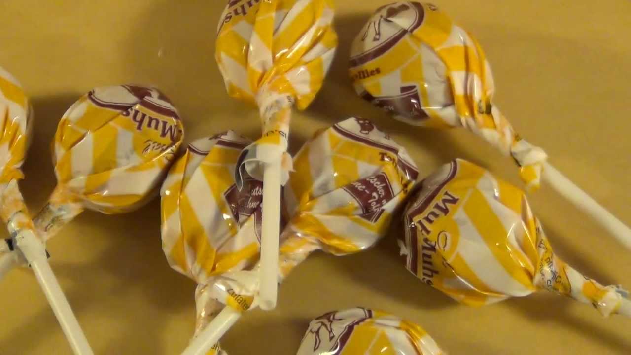 Muh Muhs Toffee Lollies Original - YouTube