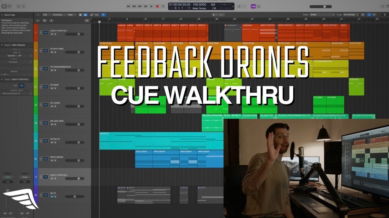 Feedback Drones Cue Walkthrough - Nebulous by Austin Blau • A sample ...