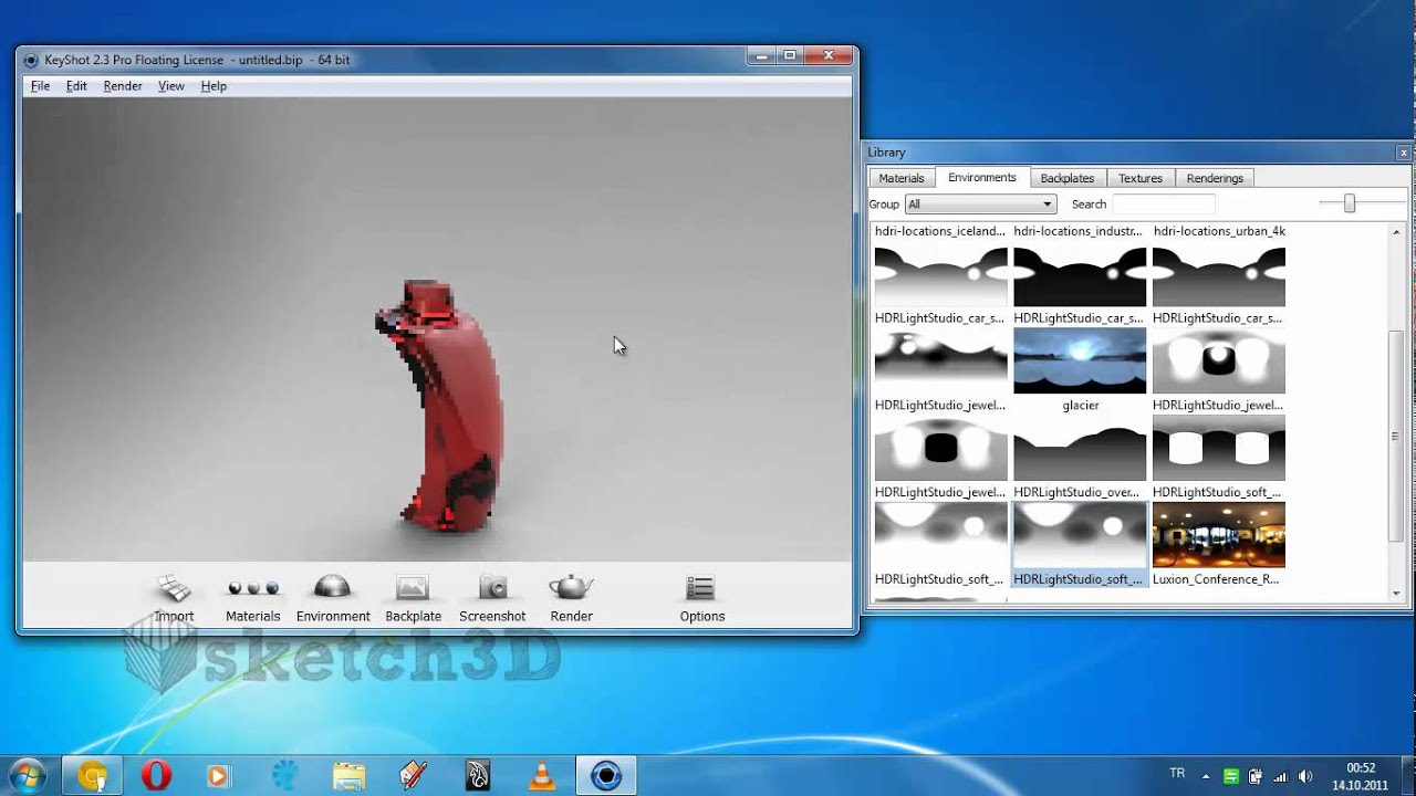 Keyshot'ta Sketchup Çizimi Nasıl Renderlanır? - YouTube