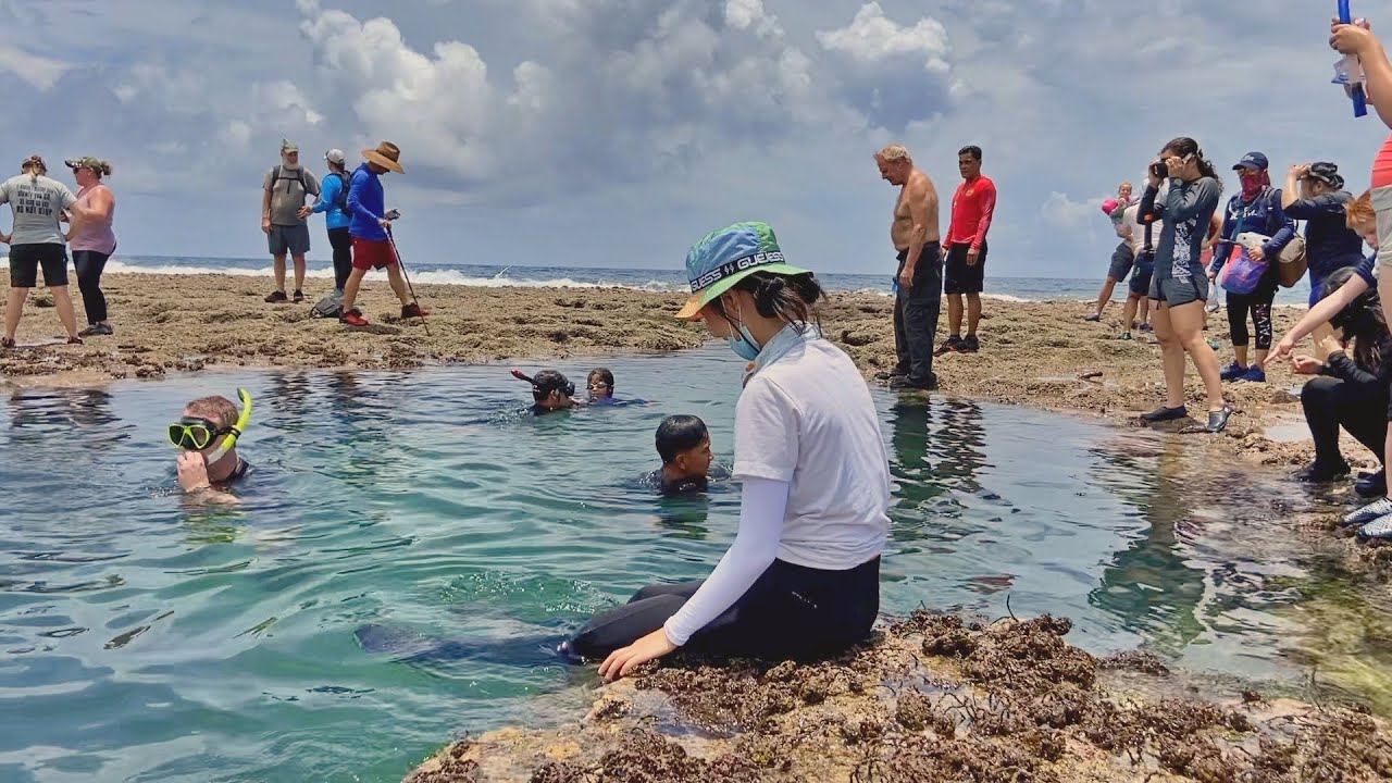 BEAUTIFUL GUAM ylig to tagachang beach and comforting home cook - YouTube