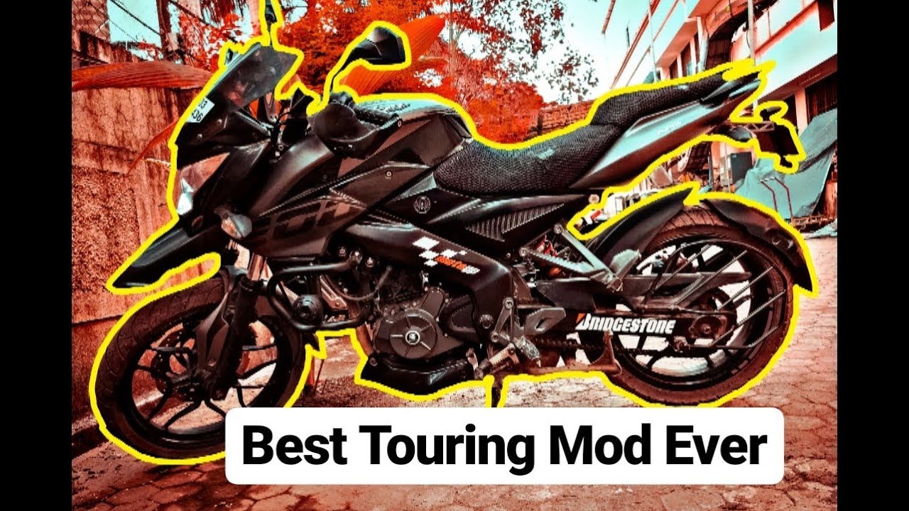 NS200 Touring Mod | Front Fender & Crash Guards Installations - YouTube