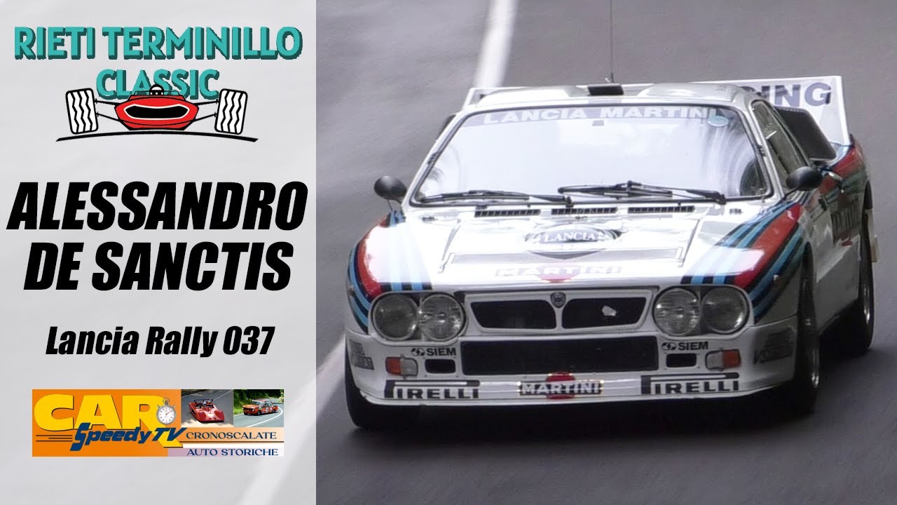 Rieti - Terminillo Classic 2023 || Alessandro De Sanctis || Lancia Rally 037 - YouTube