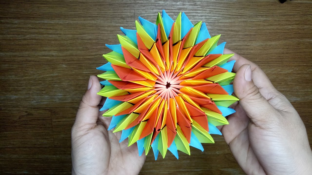 AMAZING MAGIC STAR / ORIGAMI FIREWORKS / HAPPY NEW YEAR CRAFTS - YouTube