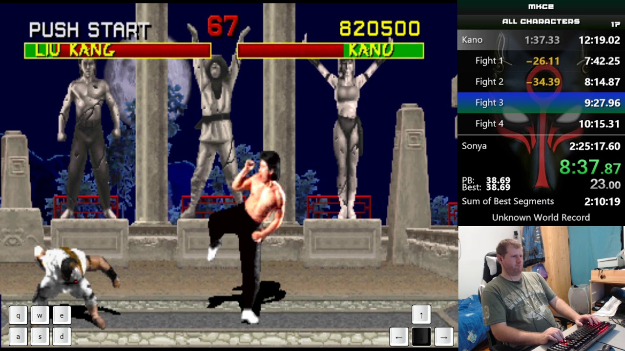 Mortal Kombat (Arcade) - Speedrun - All Characters - 2:01:24 [First ...