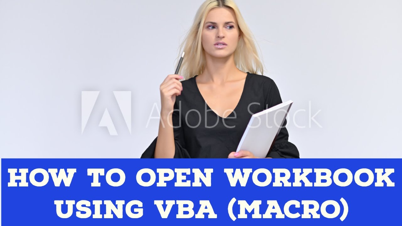 How To Open A Workbook Using VBA macro YouTube How To Open A Workbook Using VBA macro YouTube