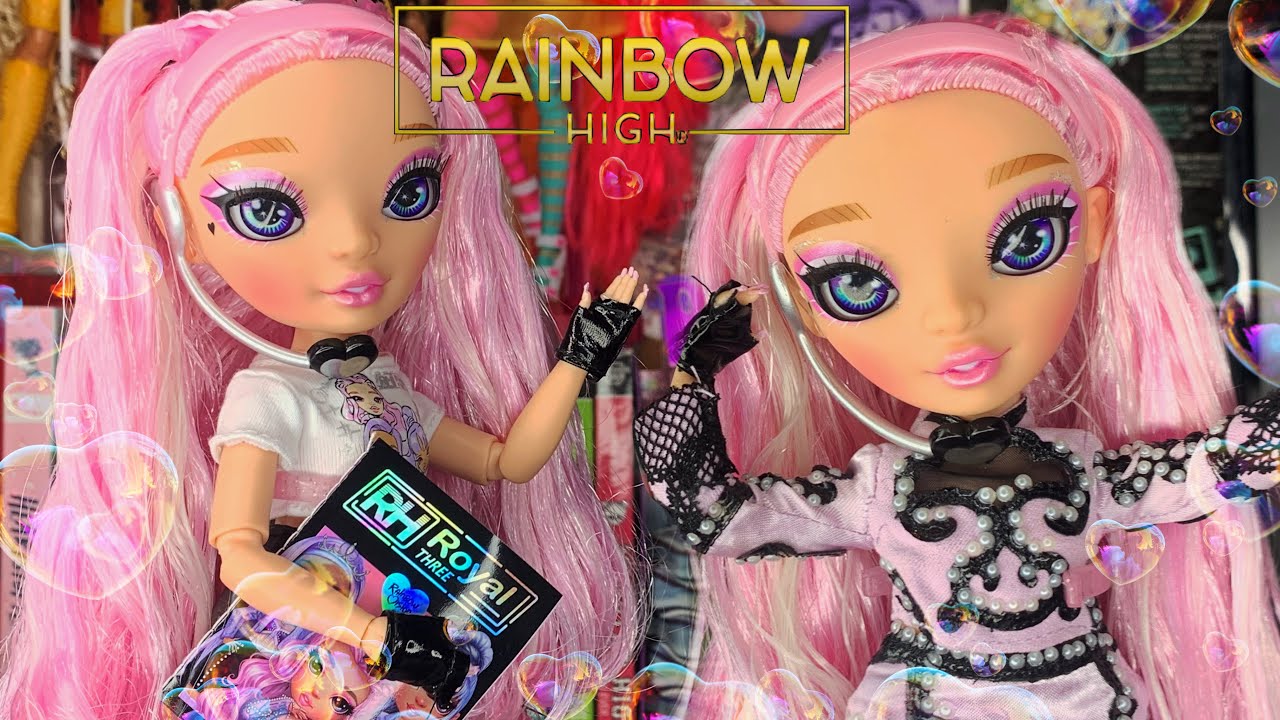 MINNIE CHOI Rainbow High Royal Three Rainbow Vision Doll Review! - YouTube