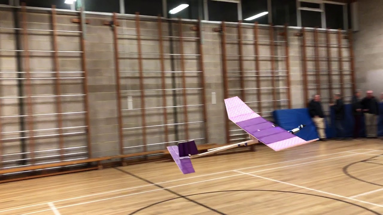 Alan Pauls electric oversized Gymminie Cricket flies in the Impington ...