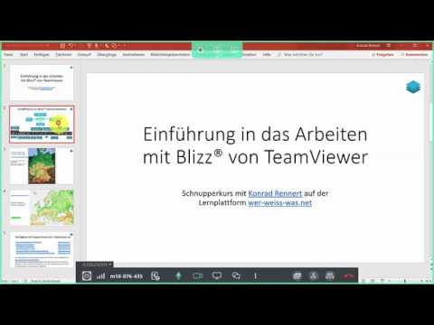 Einführung in das Arbeiten mit Blizz® von TeamViewer - YouTube