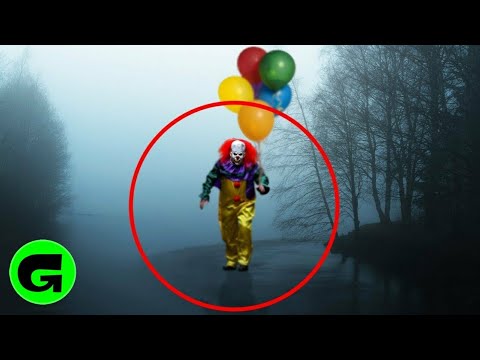TOP 5 PENNYWISE KILLER CLOWN CAUGHT ON CAMERA & SPOTTED IN REAL LIFE!1 ...