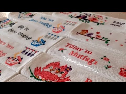 Etamin havlu modelleri, etamin havlu işleme, etamin nasıl işlenir, kanaviçe, kaneviçe nakışlı havlu