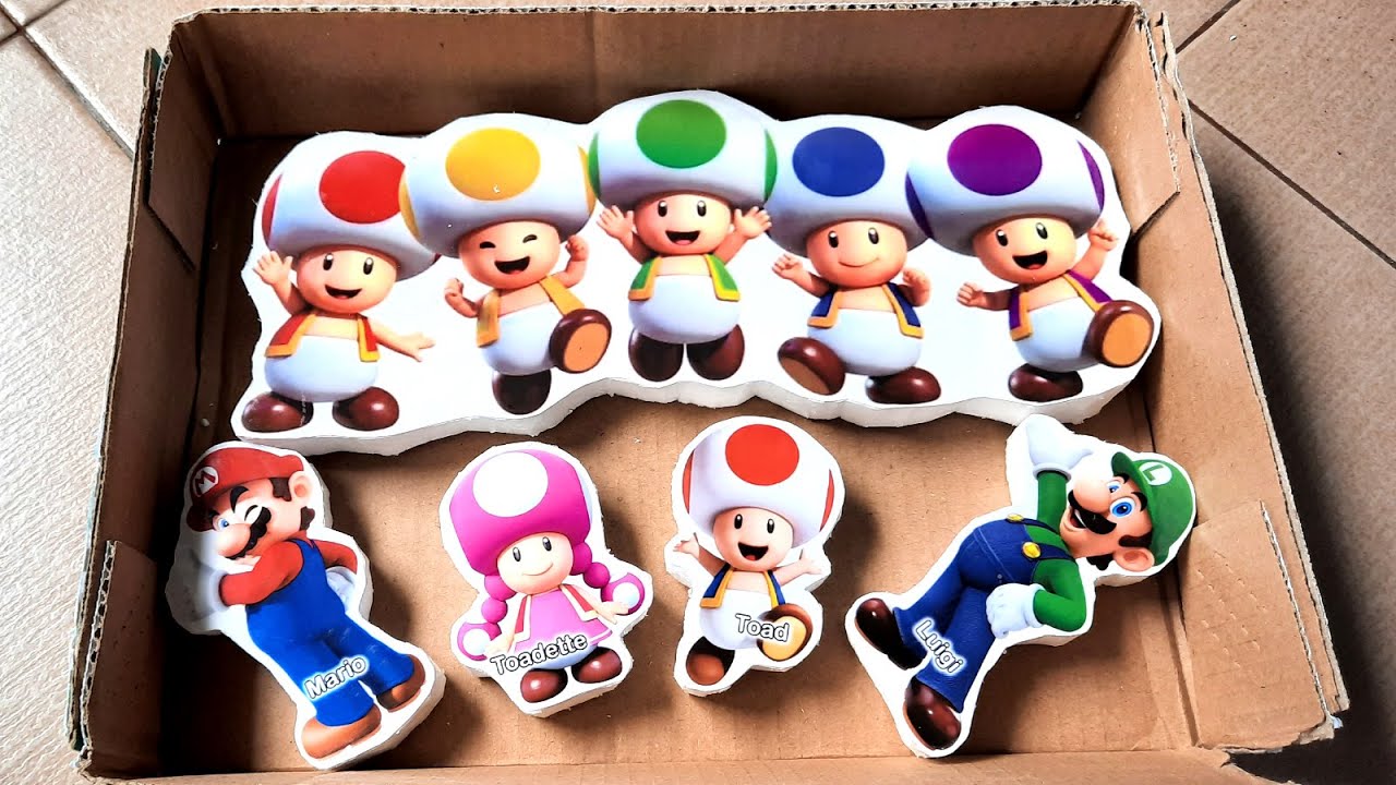 #45 New Box Full of Mario Bros v New TOAD Falling asleep with Super ...