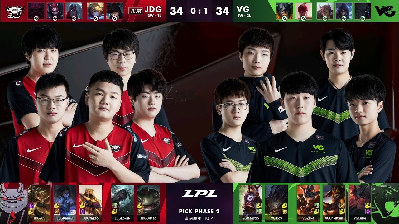 【LPL春季賽】第3週 VG vs JDG #2 - YouTube