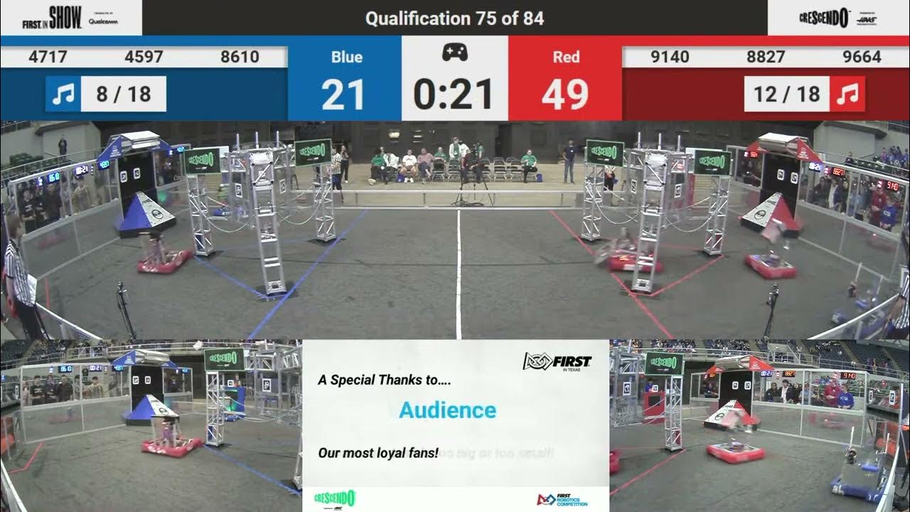 Belton 2024 Q75: RoboBots 9140 vs SaberBots 4597 - YouTube