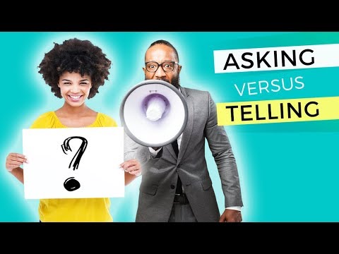 Asking Versus Telling - YouTube