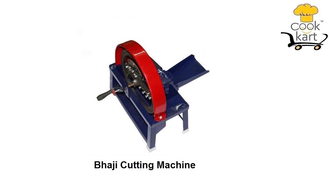 Bhaji Cutting Machine - YouTube
