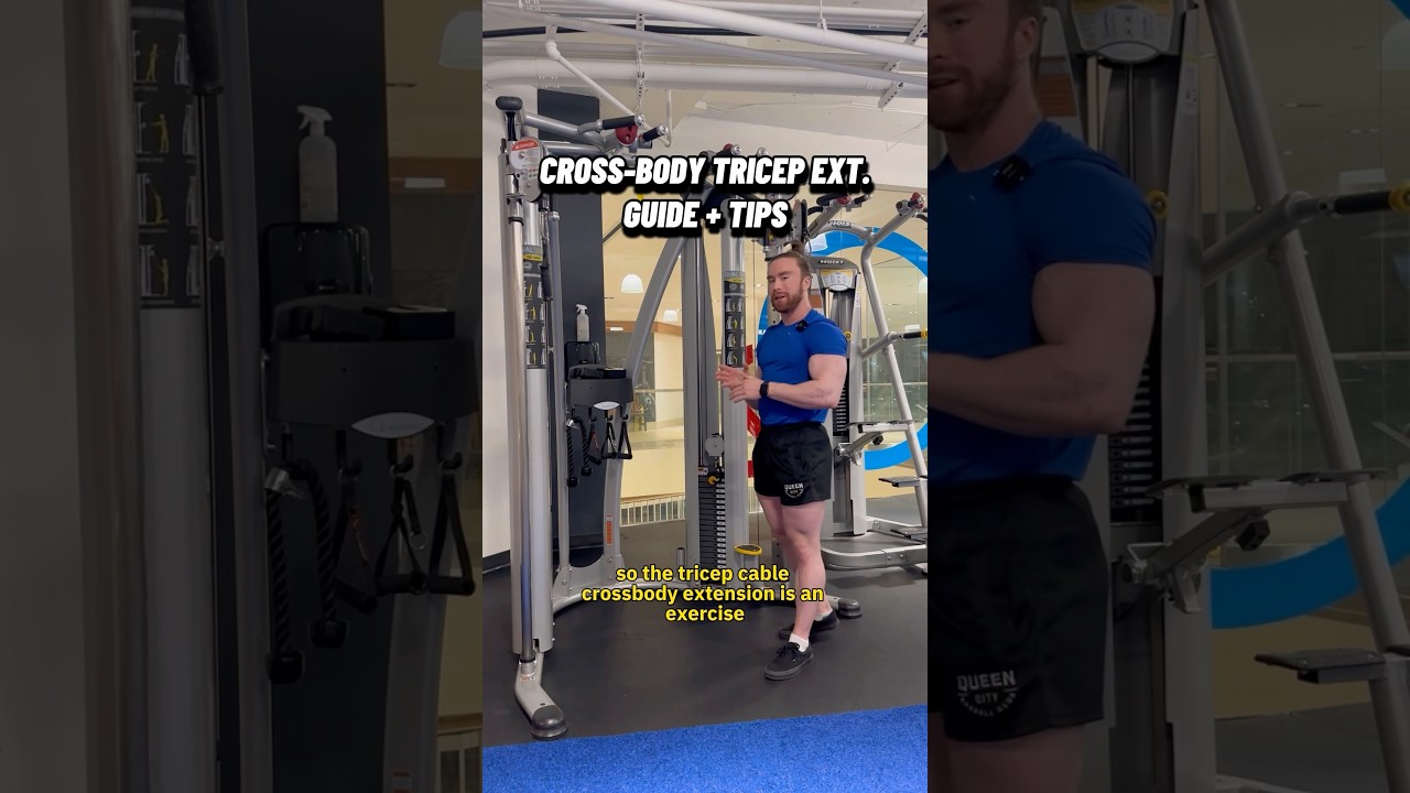Cable Cross-Body Tricep Extension (Setup & Technique) - YouTube