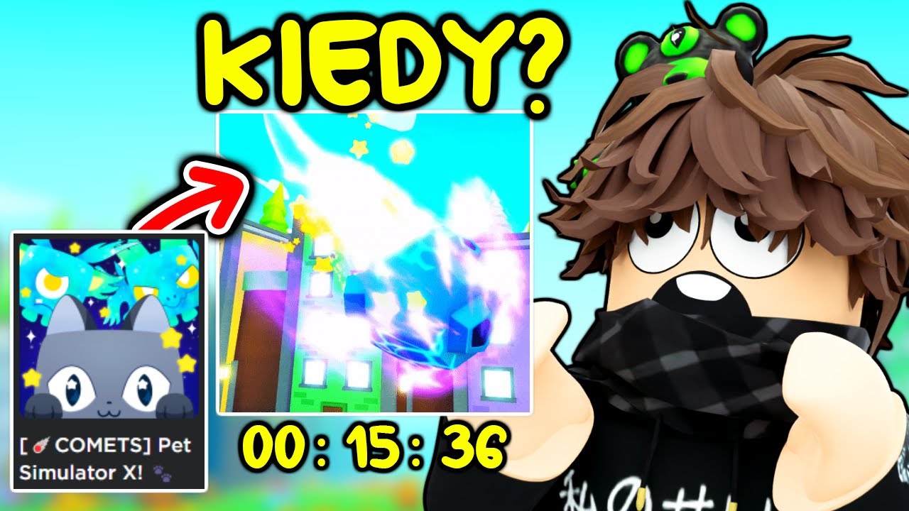 KIEDY SPADNIE KOMETA METEORYT w PET SIMULATOR X!? - NOWY ☄️COMETS ...
