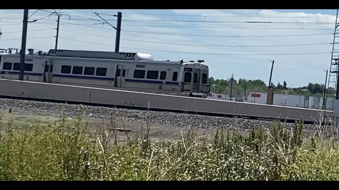 RTD Commuter Rail A Line Action at Chambers RD Sable BLVD & Havana ...