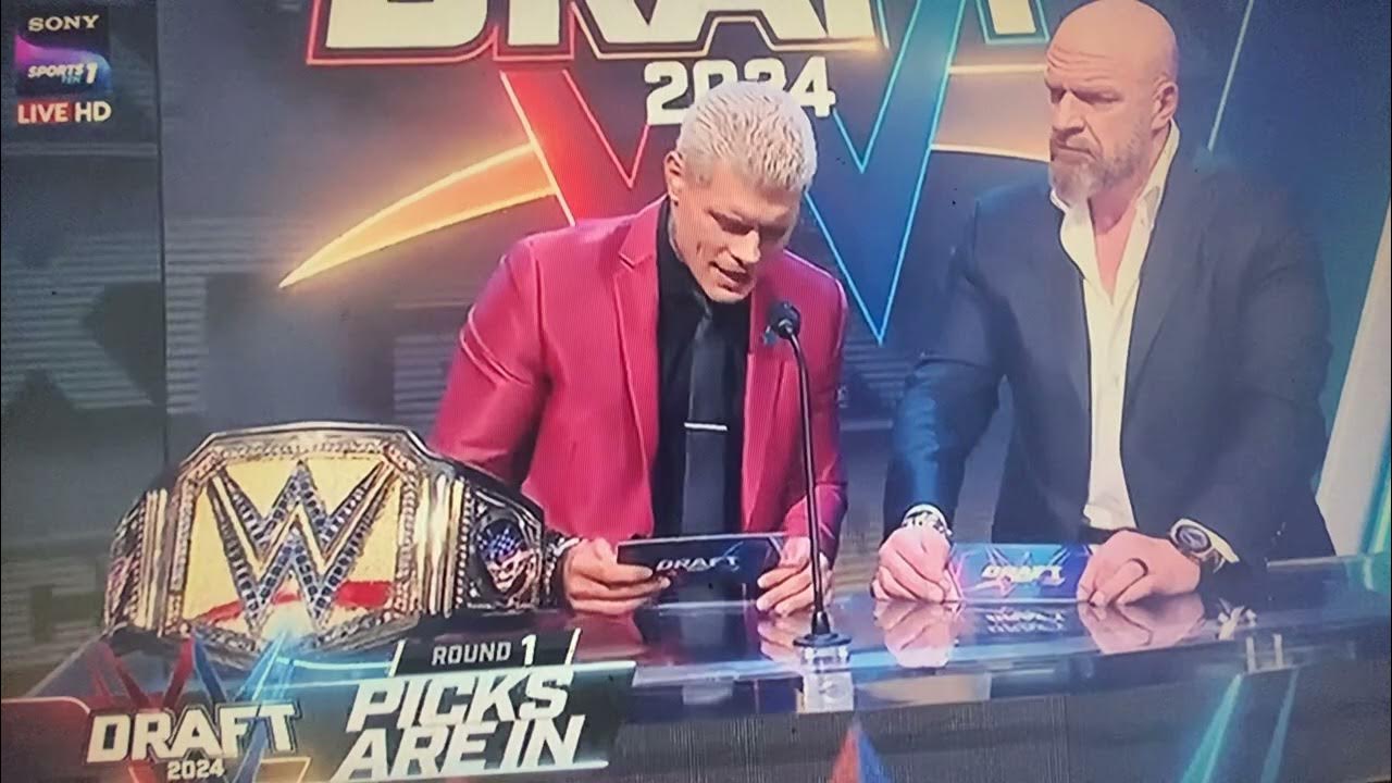 WWE drafts picks 2024 Carmelo and Cody promo segment - YouTube